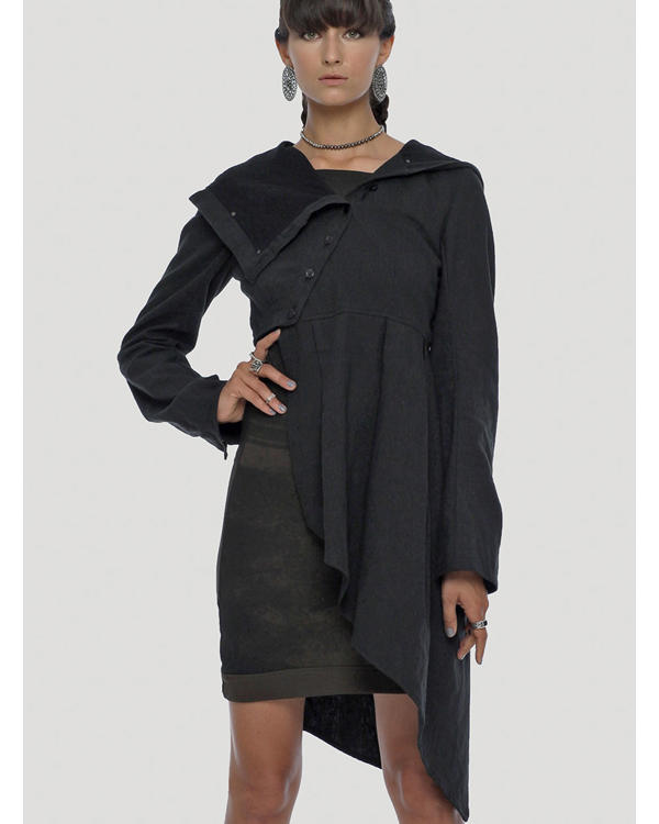 Plazmalab | Side Jacket BLACK