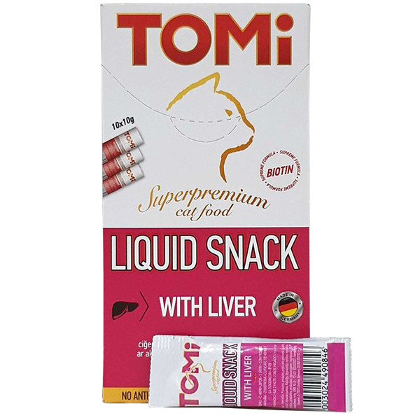 טומי חטיף נוזלי בטעם כבד 120 ג' Tomi liquid snack with liver - פט פוינט ...