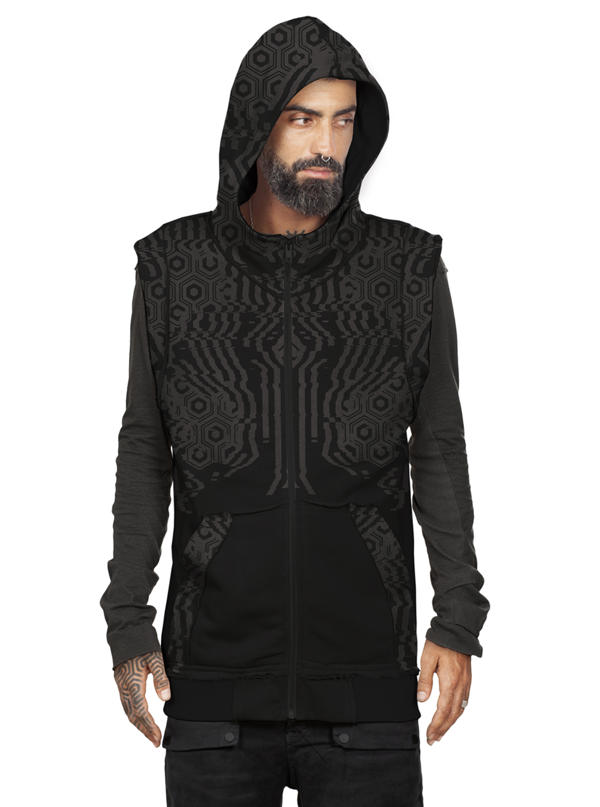 ICHI MEN VEST BLACK - Plazmalab | Plazmalab Urban Tribe clothing ...