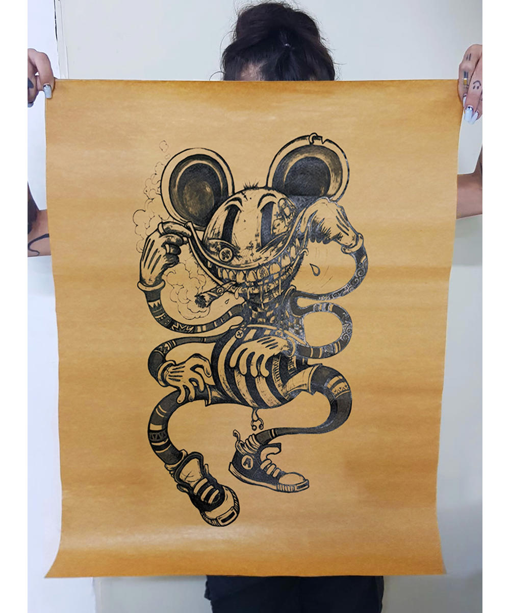 MAUSER HAND MADE PRINT - Plazmalab | Plazmalab Urban Tribe clothing ...