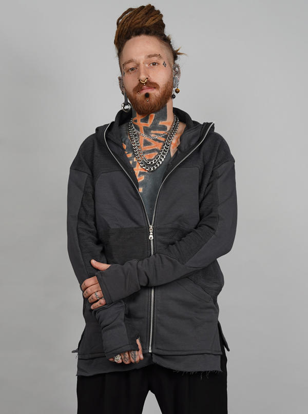 NEPTUNE DARK GREY - Plazmalab | Plazmalab Urban Tribe clothing ...